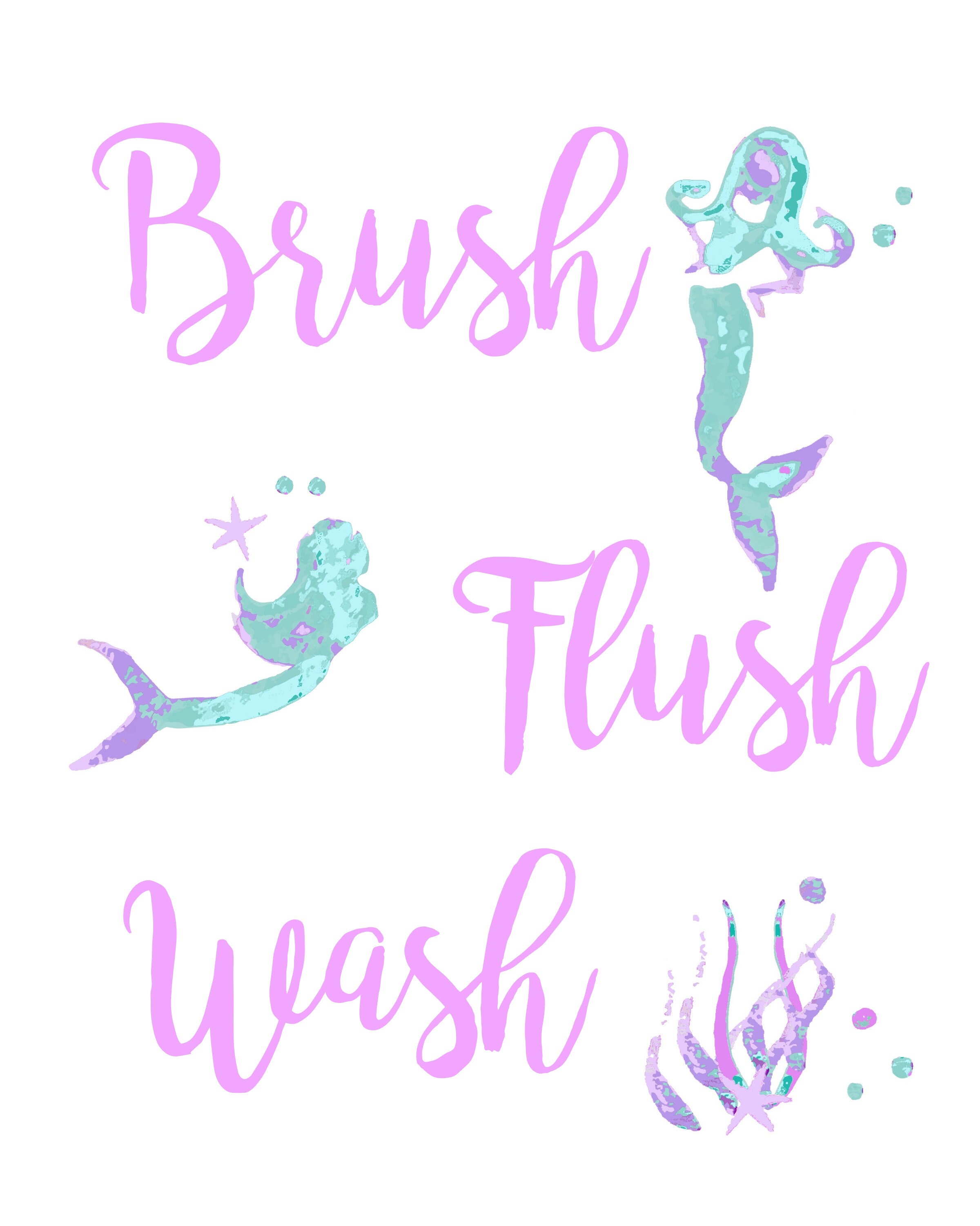 Mermaid Shower Curtain Mermaid Bathroom Decor Mermaid Towel Etsy