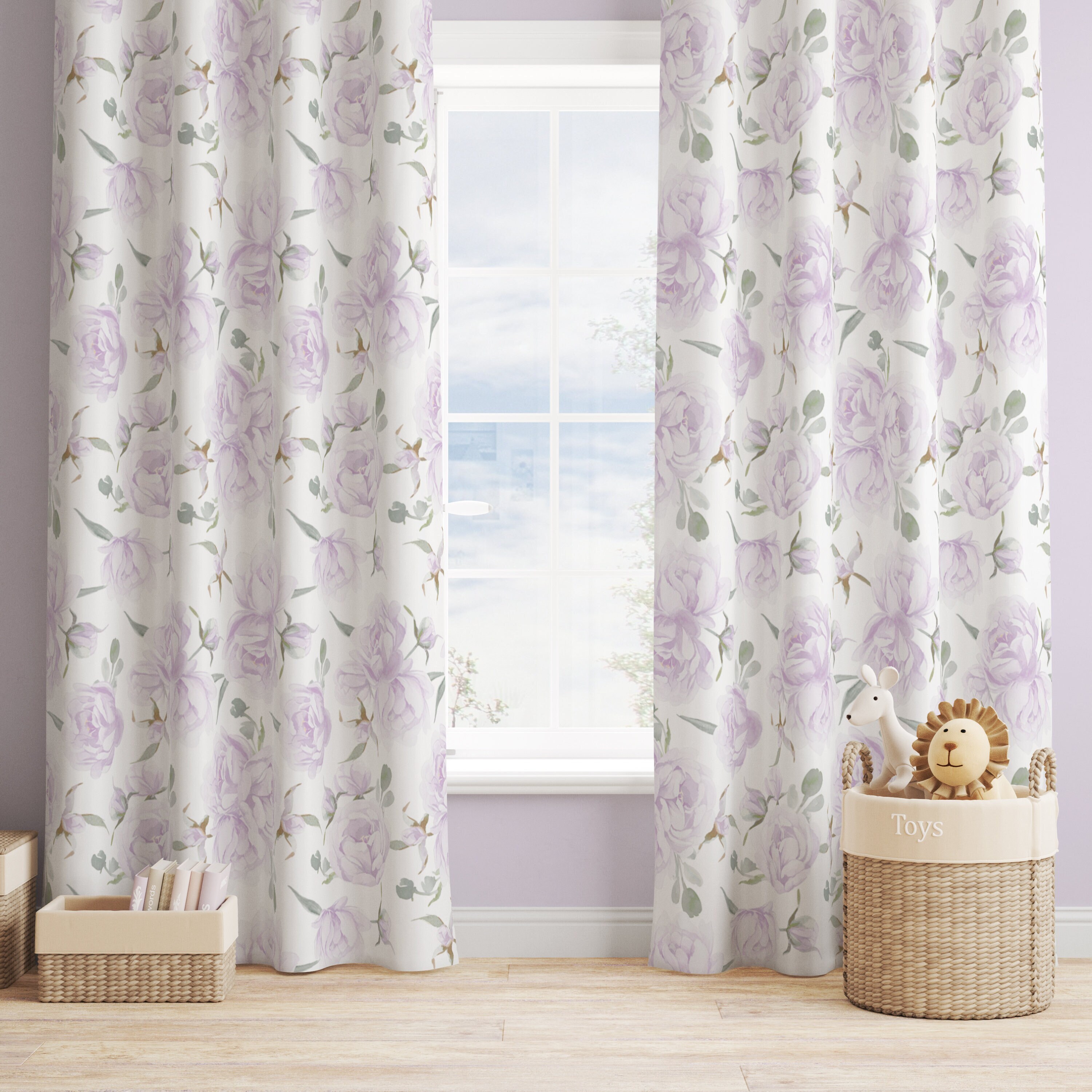 Lavender Curtains