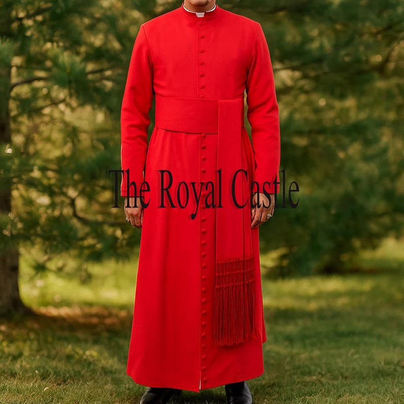 Roman Cassock : Bishop Attire Robe Priest Traditional Clergy Robe - Etsy