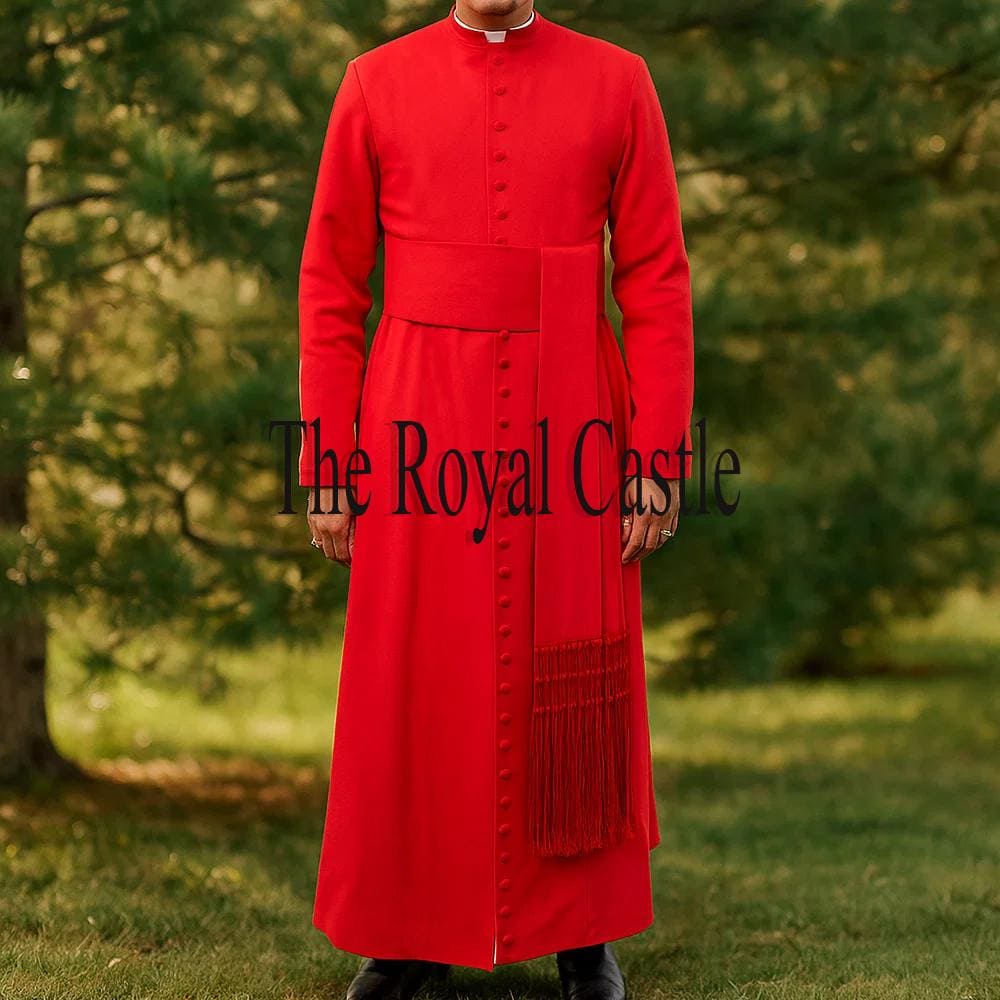 Roman Cassock : Bishop Attire Robe Priest Traditional Clergy Robe - Etsy