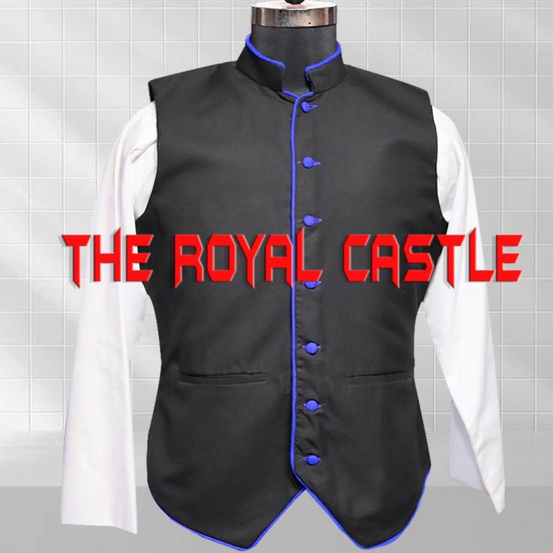 Clerical Clergy Vest: Stand Collar Liturgical Vestment - Etsy