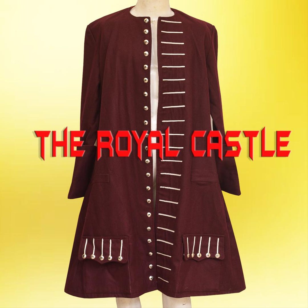 Victorian Frock Coat - 17th Century Frock Coat - Gentleman Frock Coat ...