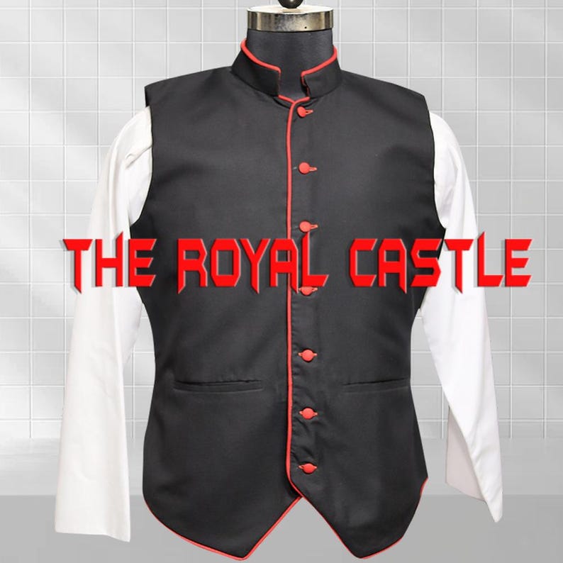 Clerical Clergy Vest: Stand Collar Liturgical Vestment - Etsy