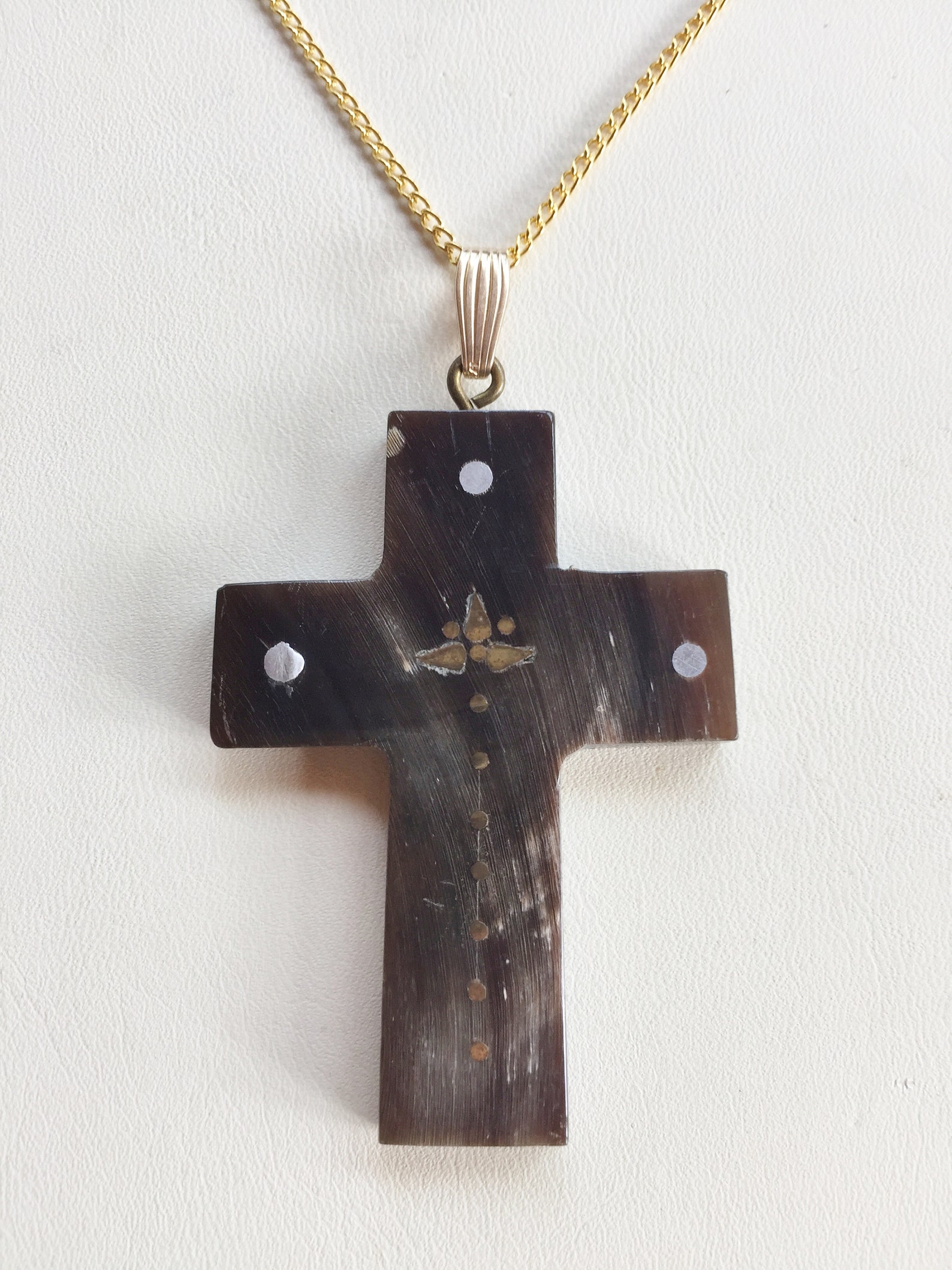 Victorian Pique Cross Pendant | Etsy