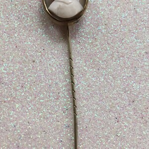 Victorian Cameo Carved Shell Stick Pin - Etsy