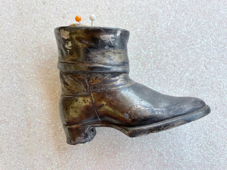Late Victorian Jennings Bros Boot Pin Cushion - ORIGINAL - Etsy