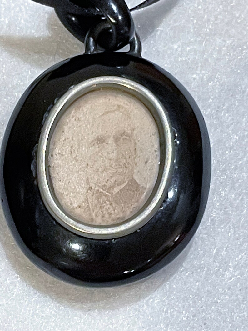 Victorian Whitby Jet Mourning Locket Faith Hope and Charity | Etsy