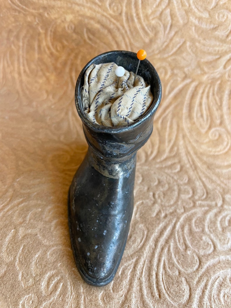 Late Victorian Jennings Bros Boot Pin Cushion ORIGINAL | Etsy