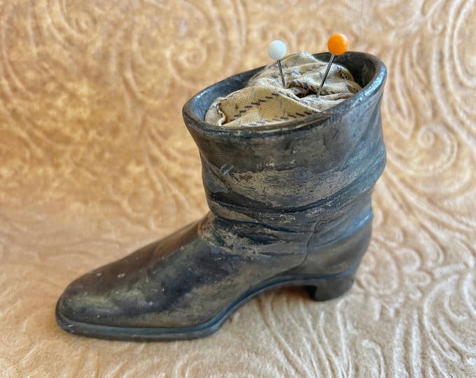 Late Victorian Jennings Bros Boot Pin Cushion - ORIGINAL - Etsy