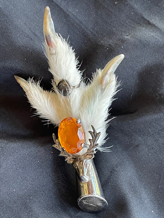 grouse foot brooch or - Gem