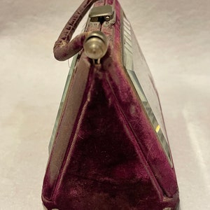 Original Victorian Red Velvet Perfume Display Carrying Case Original ...
