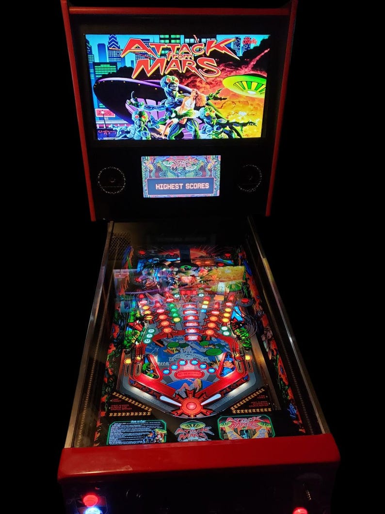 Widebody Virtual Pinball Cabinet -assembled- Williams Pinball Company ...