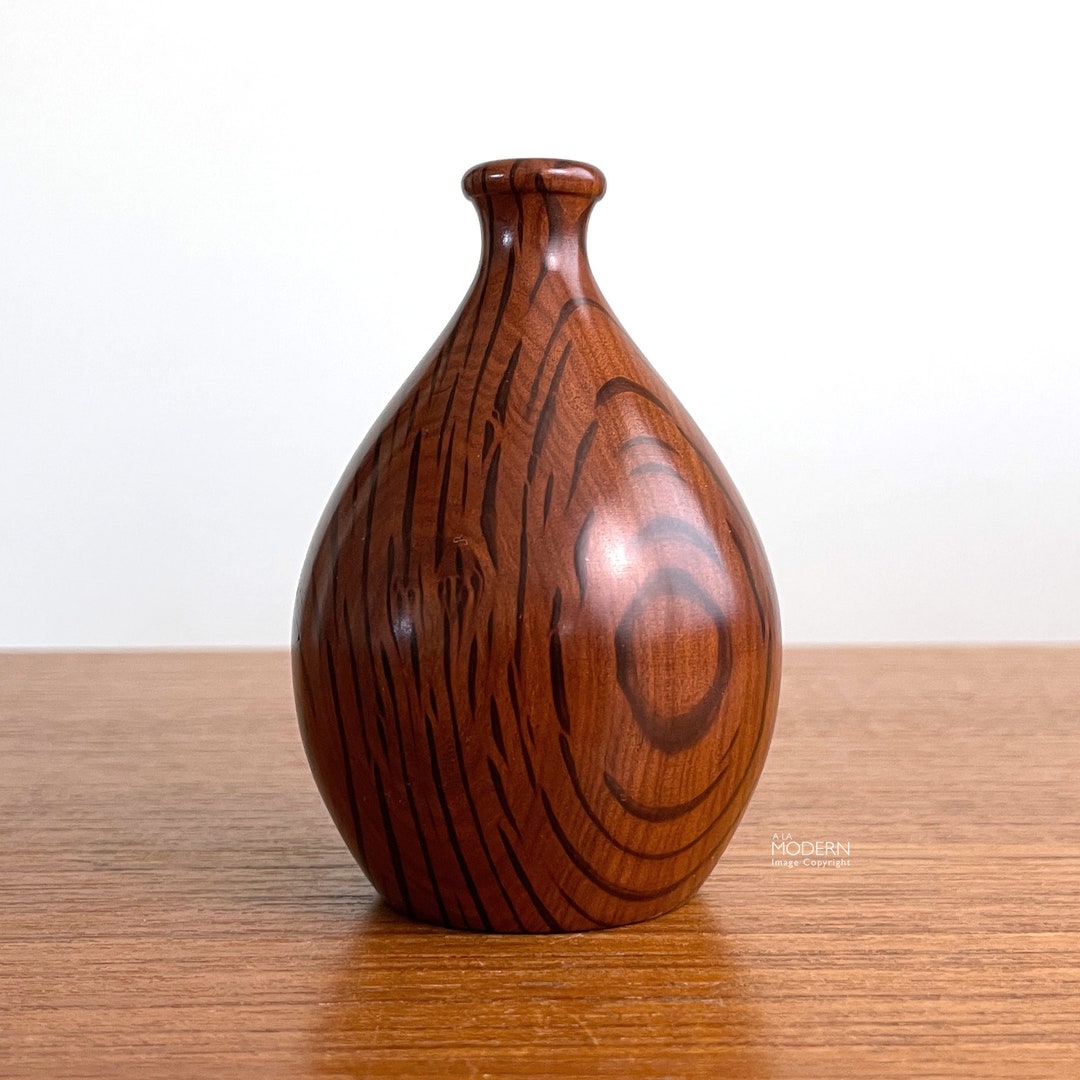 Australian Wood Weed Pot Vase Hairy Oak by GE Banister 3 - Etsy