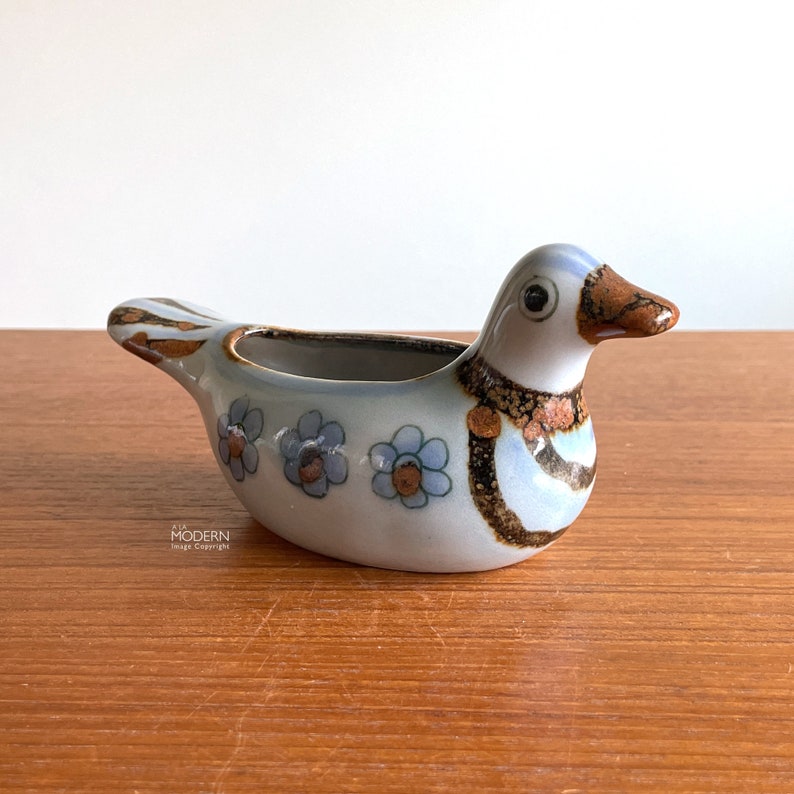 Ken Edwards Tonala Bird Planter Mexican Stoneware Folk Art Figural ...