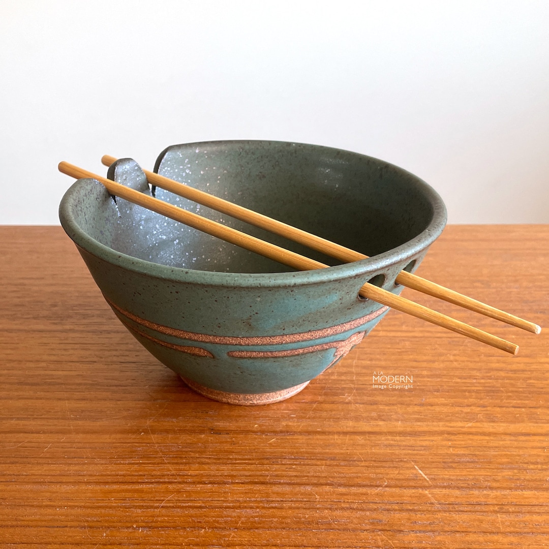 Frank Massarella Ojai California Studio Stoneware Abstract Design Rice ...