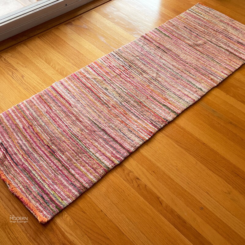 Rag Rug Runner - Etsy