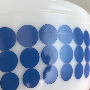 Vintage Pyrex New Dots Milk Glass Mixing Bowl Complete Set 401 402 403 ...