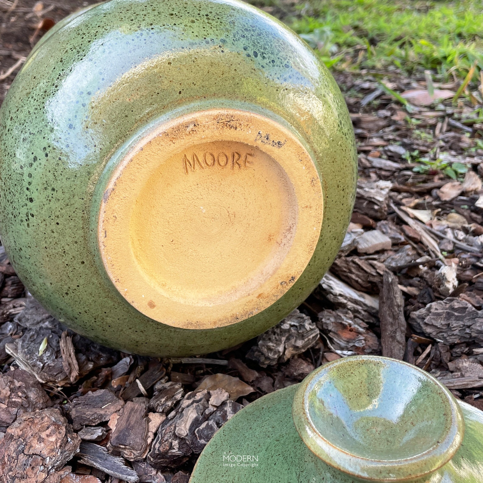 Moore Studio Pottery Modern Stoneware Covered Jar Pottery Vessel 11 ...