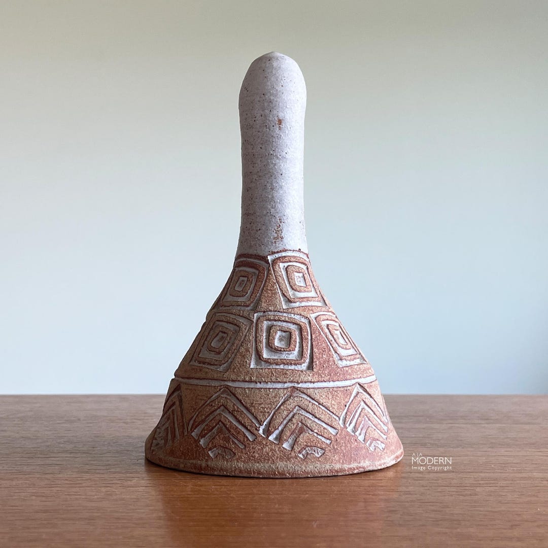 Los Artesanos Puerto Rican Pottery Bell Hal Lasky Mid Century Modern 6 ...