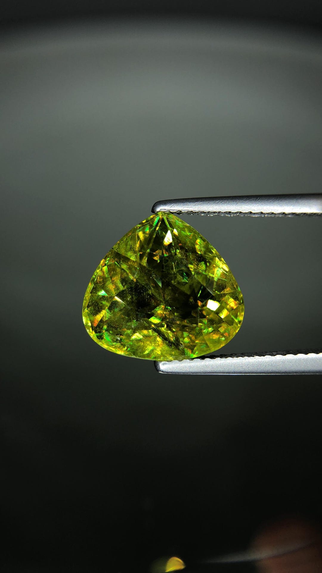 7.5 Ct Natural Rare Titanite / Sphene Heart Cut Gemstone - Zagi Mine ...