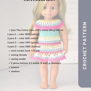 Crochet Doll Pattern for 15 Inch Doll Clothes - Etsy