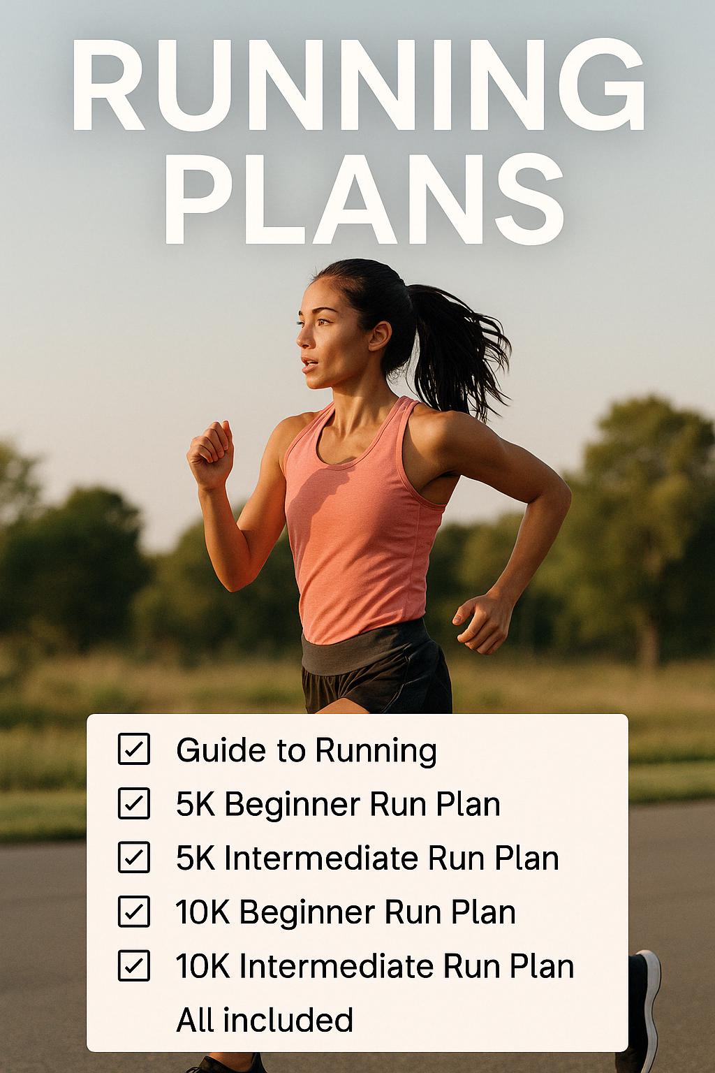 Complete Running Training Plans: 5k & 10k Beginner to Intermediate - Etsy