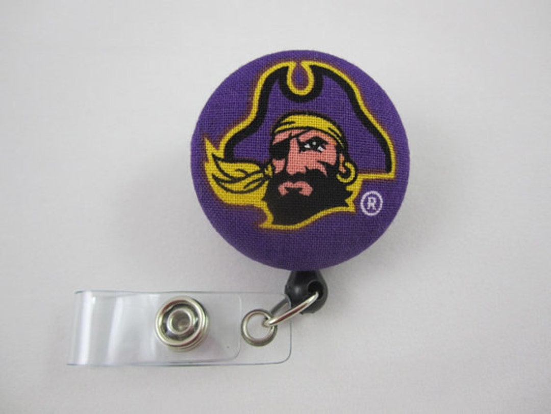 Peedee ECU Badge Reel East Carolina University Peedee the - Etsy