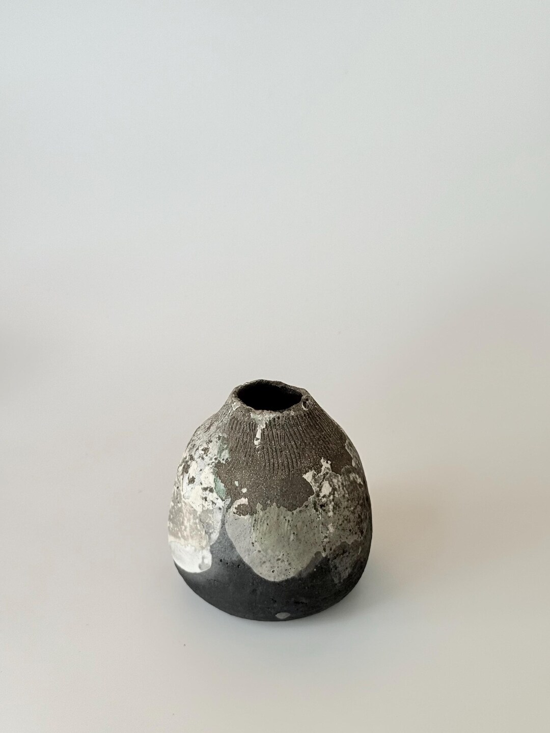 Handmade Mini Matte Raku Vessel, One-of-a-kind 1. Featuring Unique ...