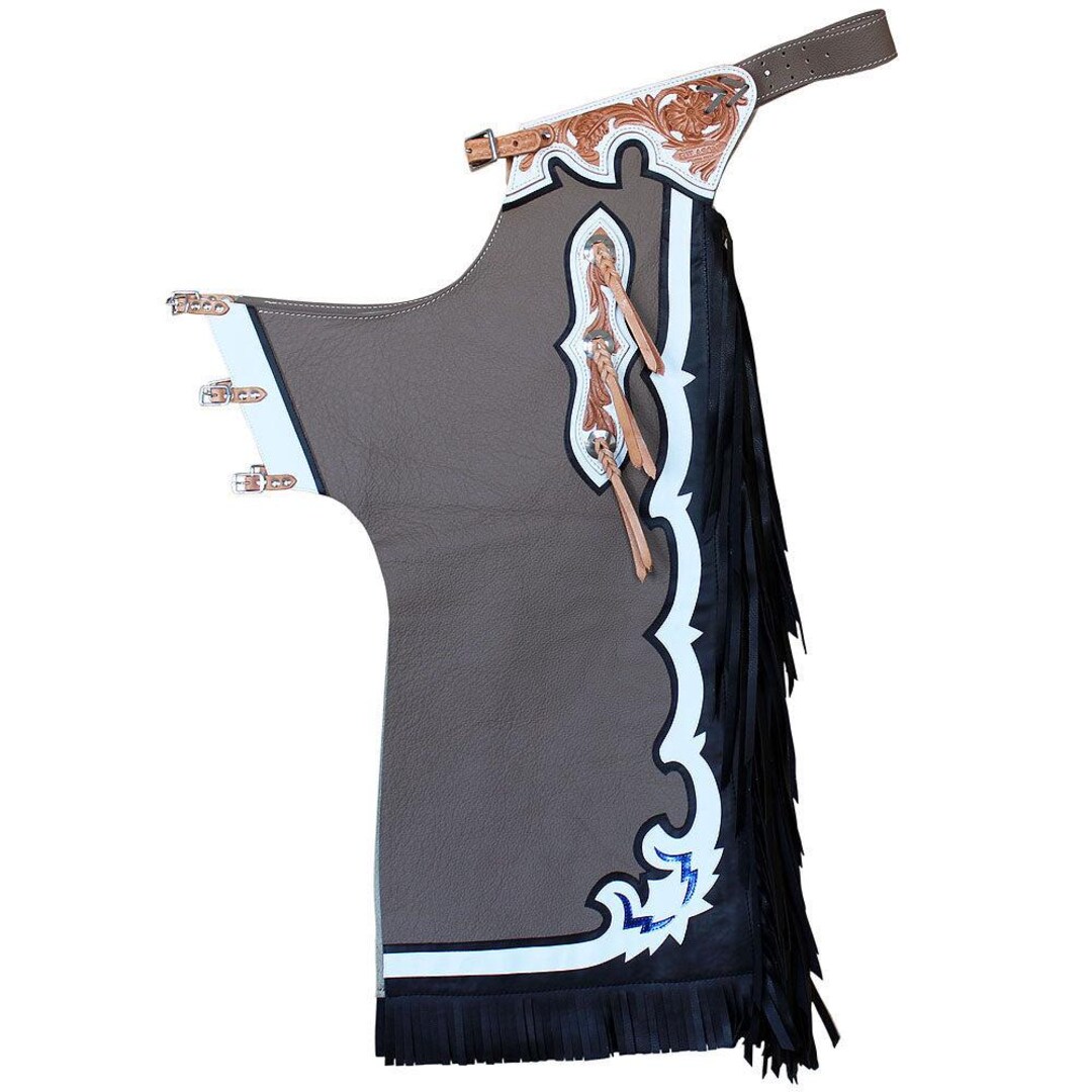 Bull Riding Chaps Western Leather Show Adult Chap Fringes - Etsy