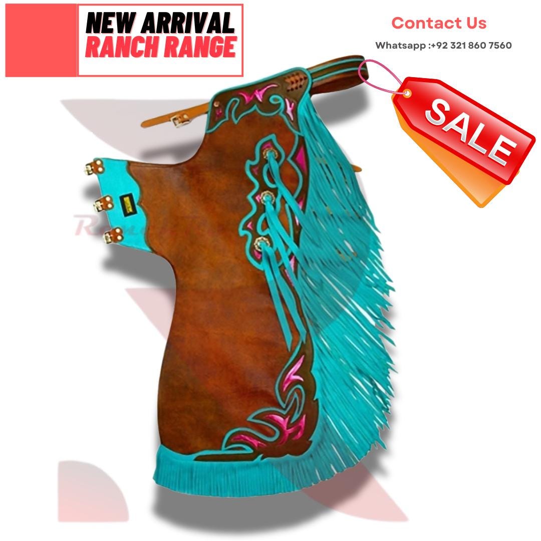 Bull Riding Chaps Western Brown Leather Show Adult Chap Fringes - Etsy