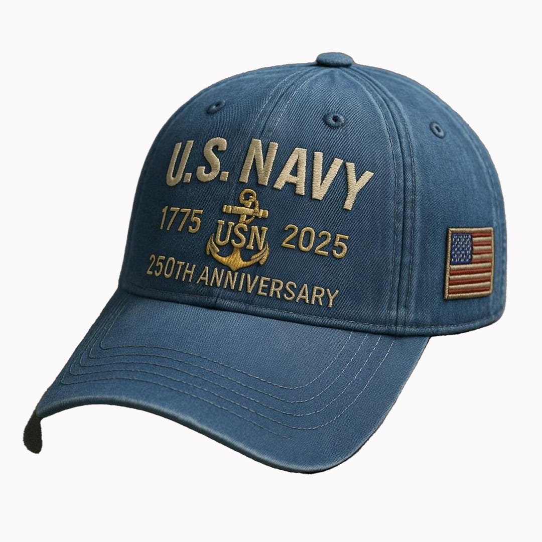 250 Anniversary Usa Hat U.S. Navy 250th Anniversary Commemorative Hat ...