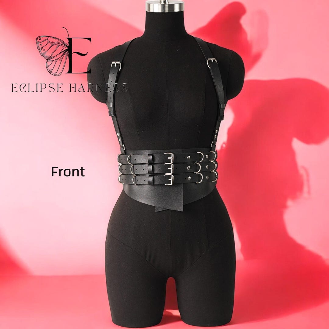 Cyberpunk Belt Harness – Adjustable Strapped Waist & Shoulder Gear ...