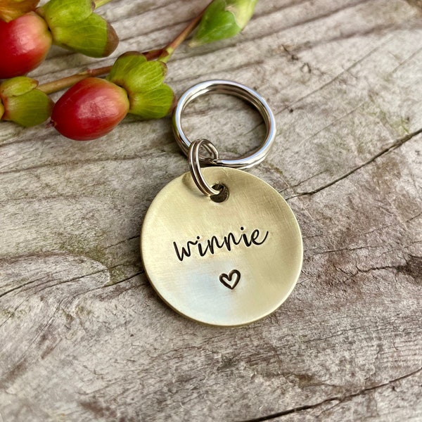 Heart Dog Tag - Etsy