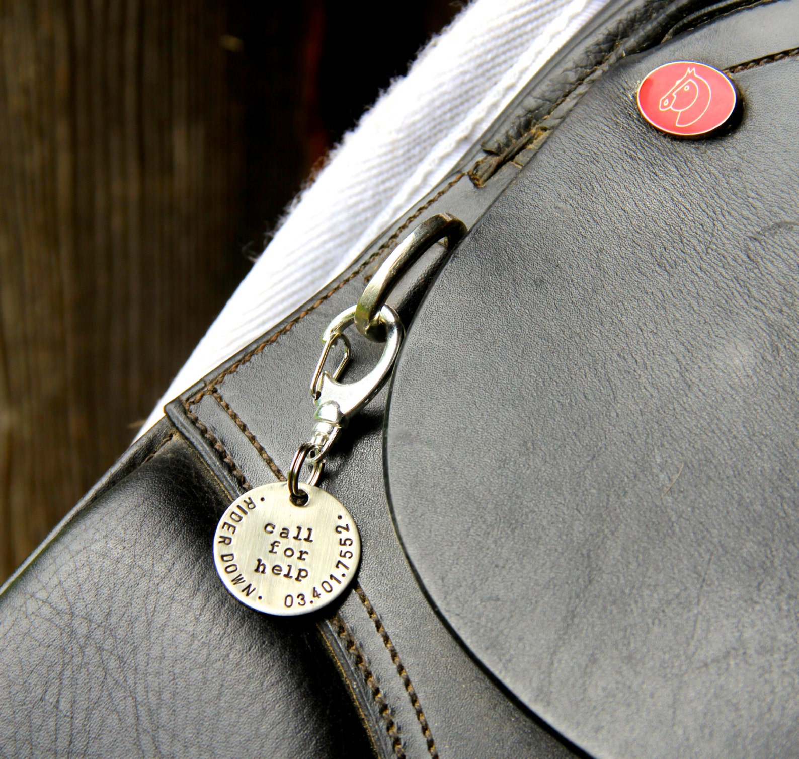 Custom Trail Riding Equestrian Safety ID Tag / Horse Bridle or - Etsy