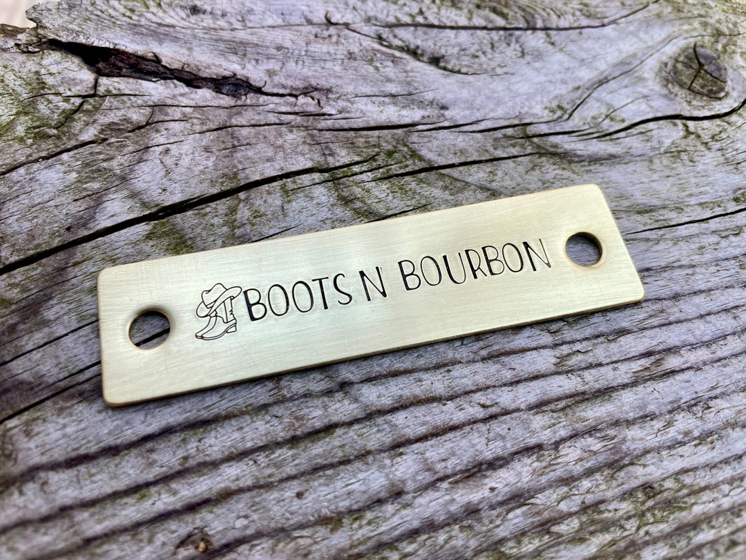 Custom Horse Halter Name Plate - Western Brass Halter ID Tag ...