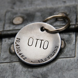Custom Dog Tag / Custom Pet ID Tag - Lucy - in 1.25'' Domed Bronze ...