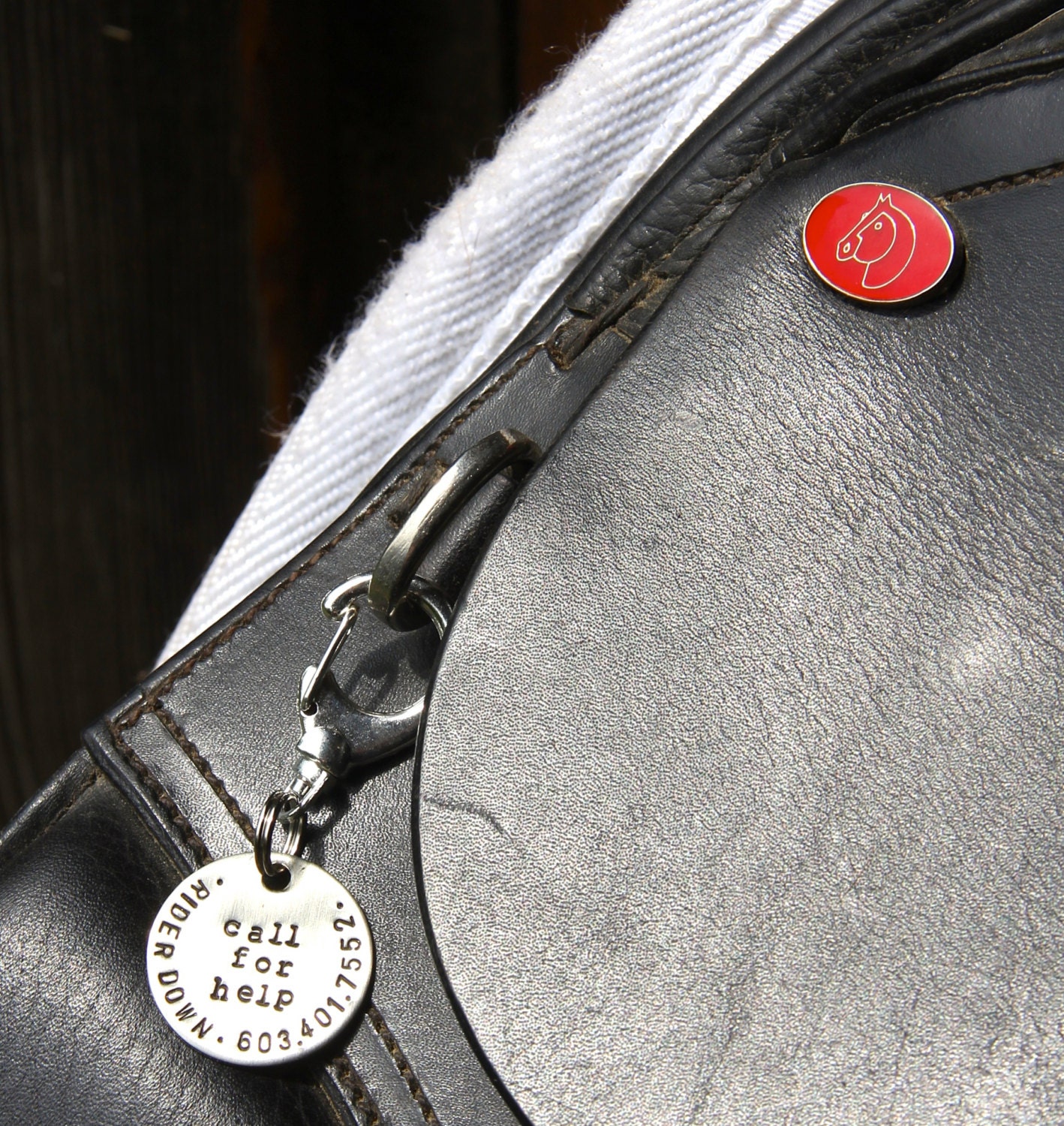 Custom Saddle ID Tag Custom Bridle Tag Horse Safety ID Tag | Etsy