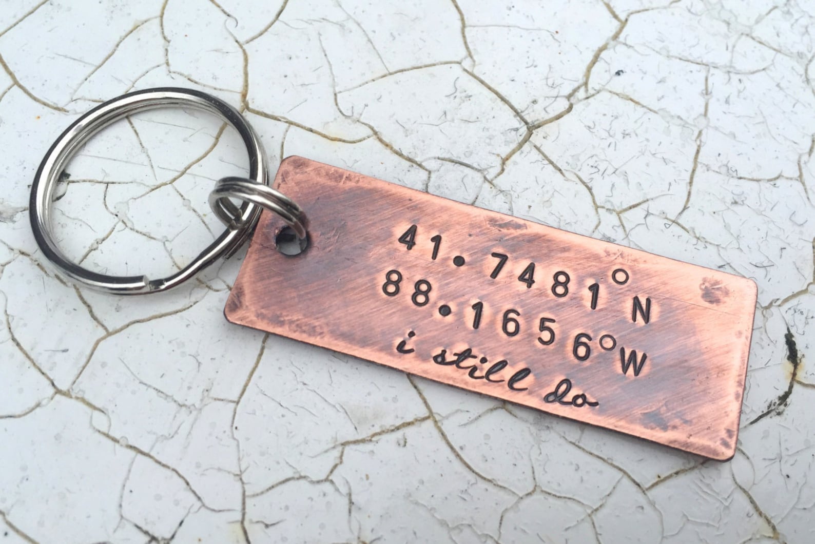 Custom Coordinate Keychain / Latitude Longitude Keychain | 7th ...