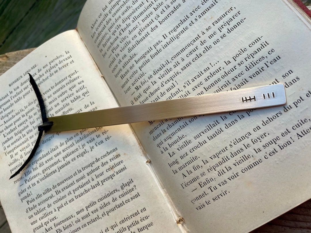 Custom Bronze Anniversary Bookmark, 8th Eighth Anniversary Gift - Tally ...