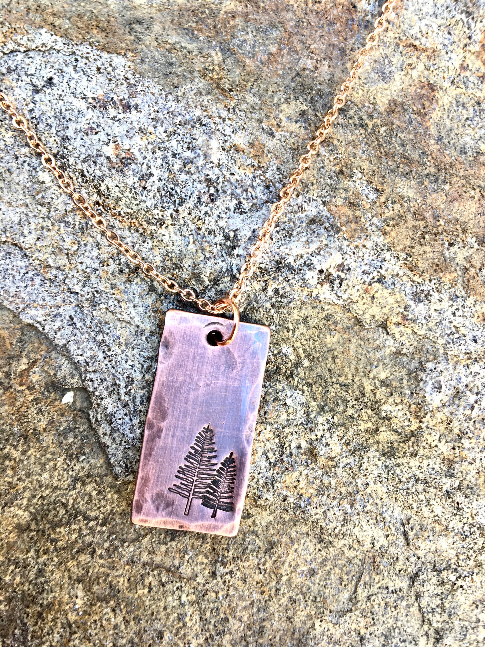 Pine Tree Necklace, Rooted Necklace, Evergreen Necklace, Bridesmaid ...