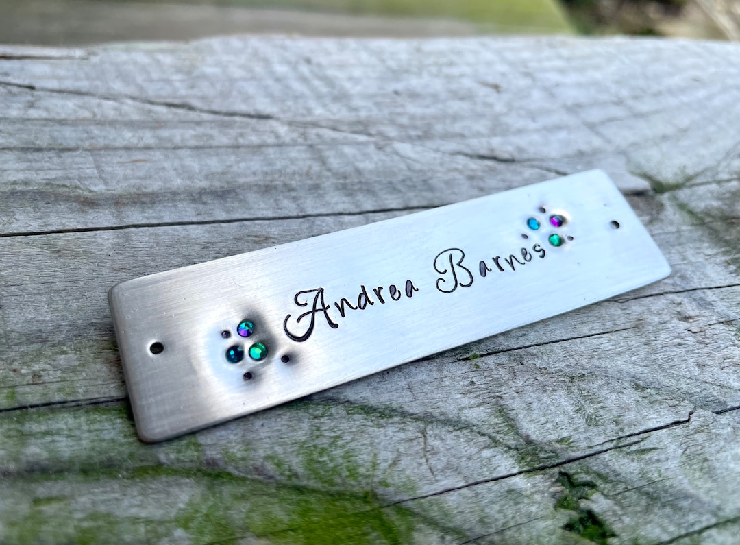 Custom Bling Horse Halter Nameplate - Gift for Equestrians - Name Tag ...