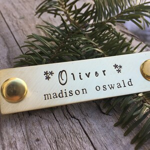 Custom Horse Halter Name Plate Brass Halter Tag Equestrian Gift ...