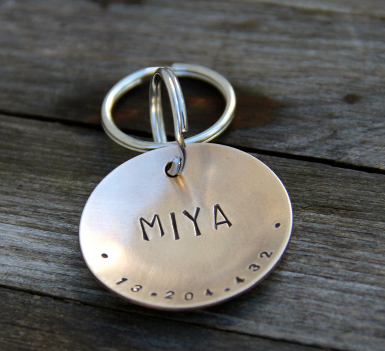 Custom Dog Tag Pet Tag Custom ID Tag Bronze Dog Tag | Etsy