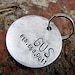 Custom Dog Tag Gus ID Tag in Brushed Aluminum - Etsy