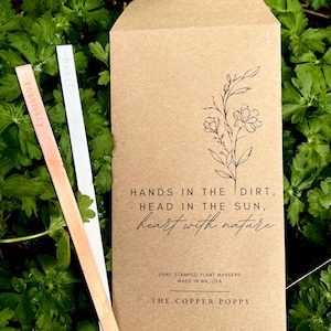 Custom Metal Garden Markers, Plant ID Stakes, Personalized Herb Tags ...