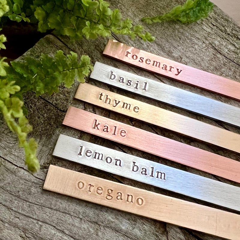 Plant Labels Brass - Etsy