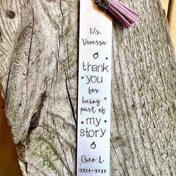 Thank You Bookmark - Etsy