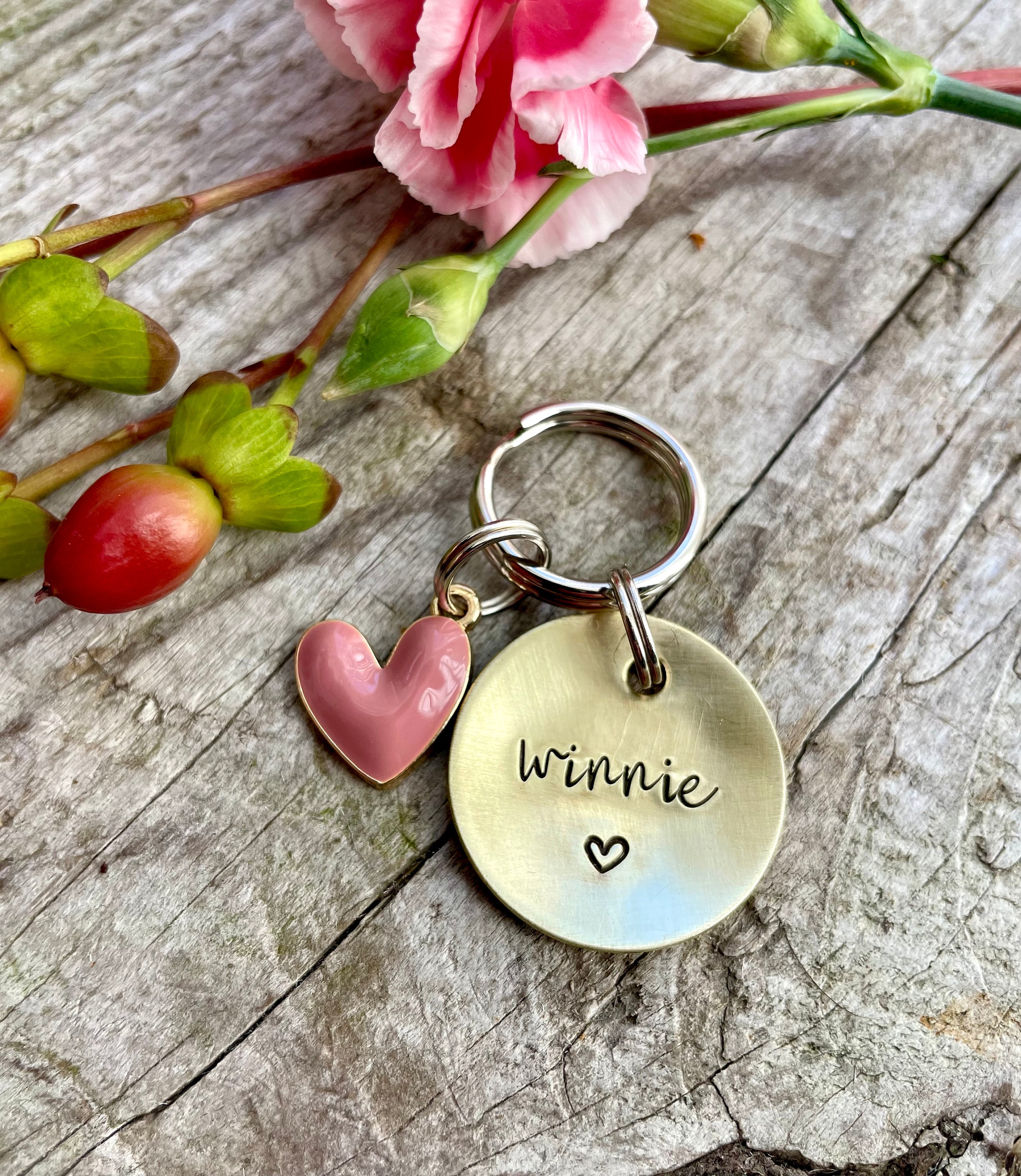Heart Charm, Dog Charm, Pet ID Tag, Metal Charms, Black Heart, Charms ...