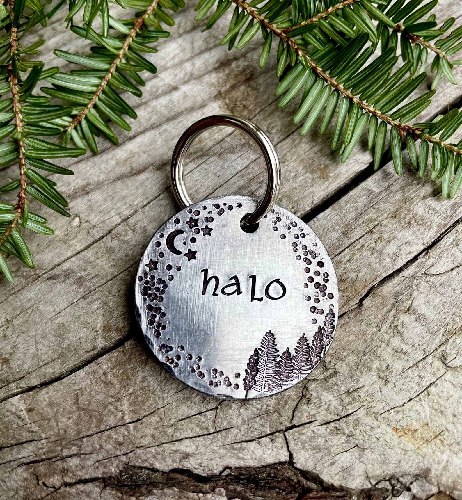 Personalized Dog ID Tag, Metal Pet Name Tag, Custom Gift for Pet Parent ...