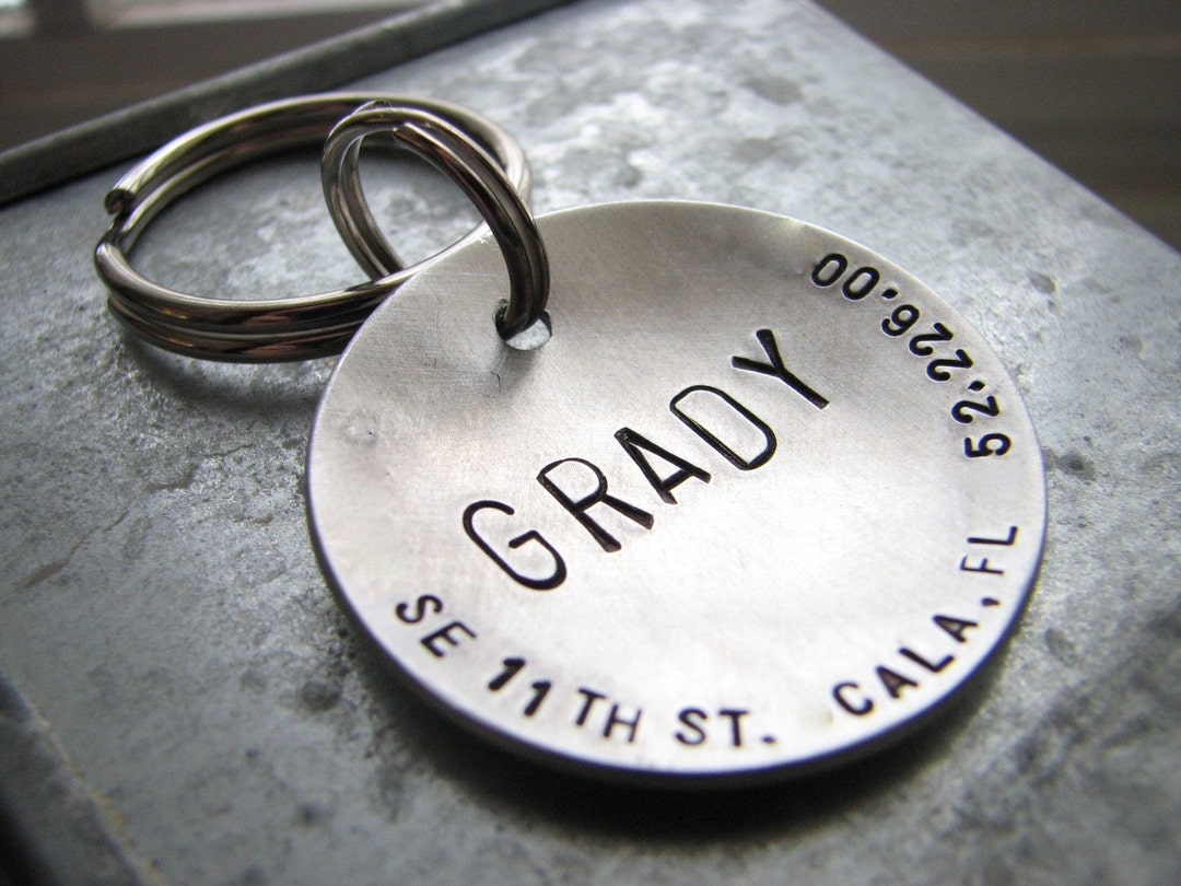 Custom Extra Large Dog Tag, Personalized Dog Tag for Big Dogs - Big ...